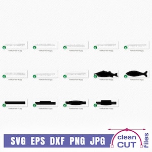 Fisherman's Ruler Svg - Fish Ruler SVG – Fishing Measurement Clipart ...