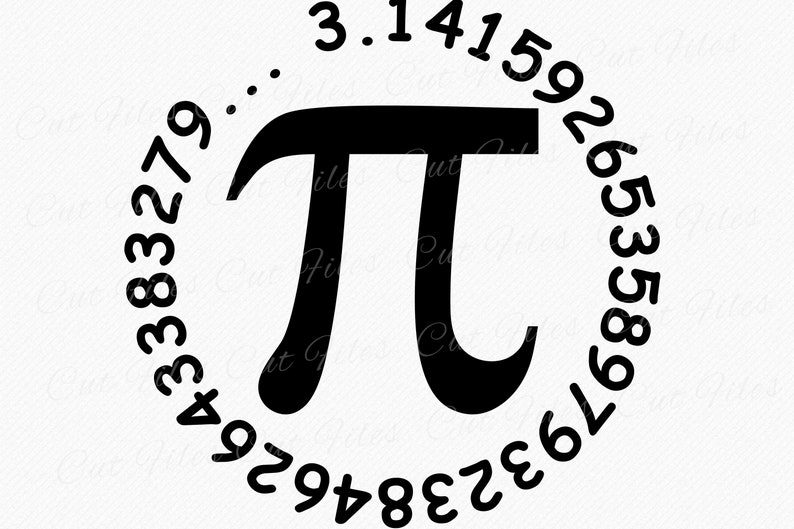 Pi SVG Pi Sign SVG Math Pi SVG Pi Math Graphics Svg Pi Cut | Etsy Canada