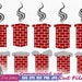 Christmas Chimney SVG Vector Bundle, Cutting and Clipart Files - Etsy