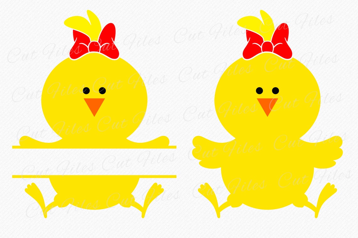 Easter Chick SVG Cute Chick Vector Chick Clipart Files - Etsy