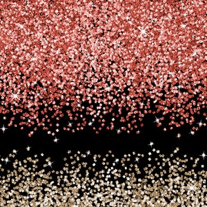 Earth Tone Glitter Confetti Borders | 30 Earth Tone Glitter Overlay ...