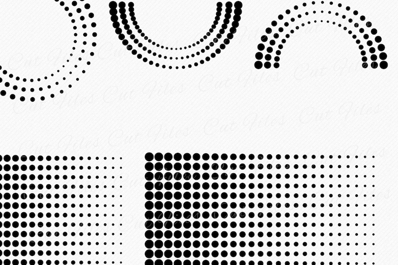 Round Frame With Halftone Dots, Circle Gradient Dots, Dotted Circles ...