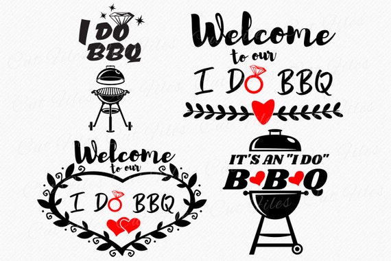 I Do BBQ SVG Design 4 Engagement Party SVG Wedding Svg - Etsy
