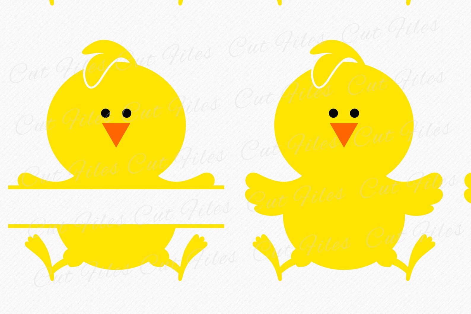 Easter Chick SVG Cute Chick Vector Chick Clipart Files - Etsy
