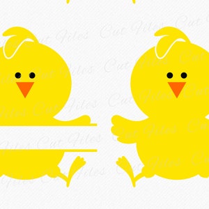 Easter Chick SVG Cute Chick Vector Chick Clipart Files - Etsy