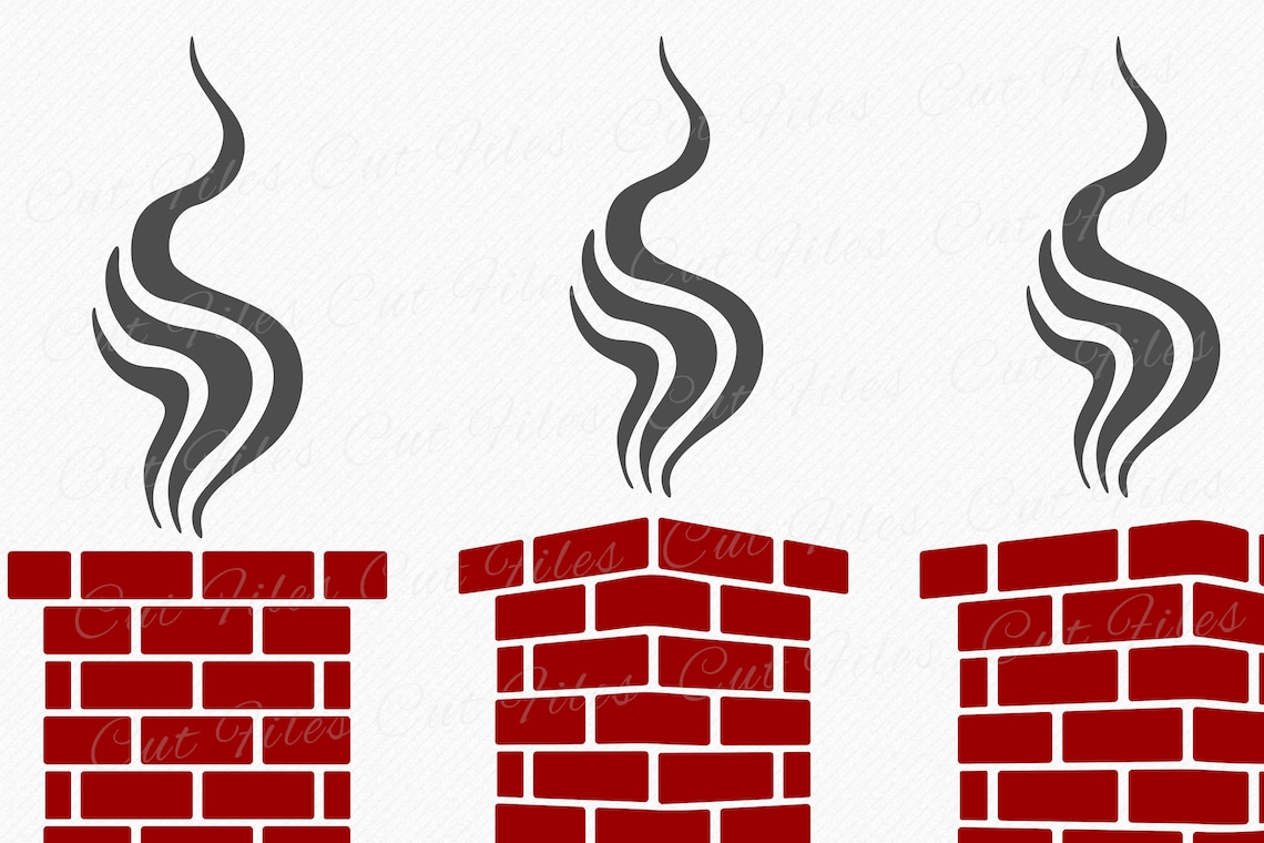 Christmas Chimney SVG Vector Bundle Cutting and Clipart Files - Etsy