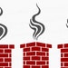 Christmas Chimney SVG Vector Bundle, Cutting and Clipart Files - Etsy