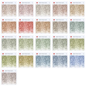 Earth Tone Glitter Confetti Borders 30 Earth Tone Glitter Overlay ...