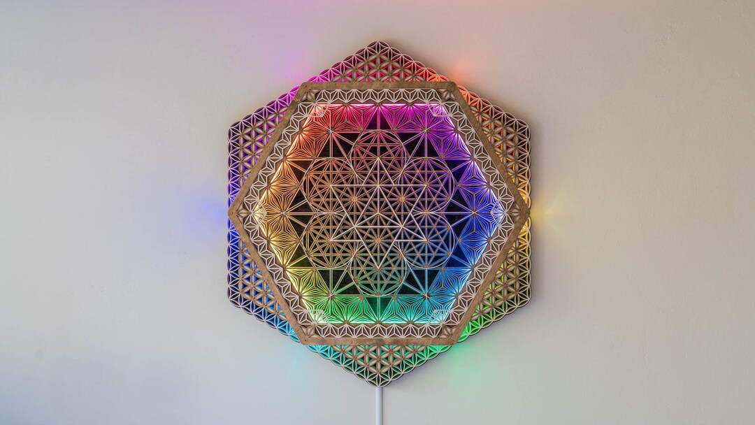 Ledgeometry | Body of Light (sacred Geometry Lasercut Art Design ...