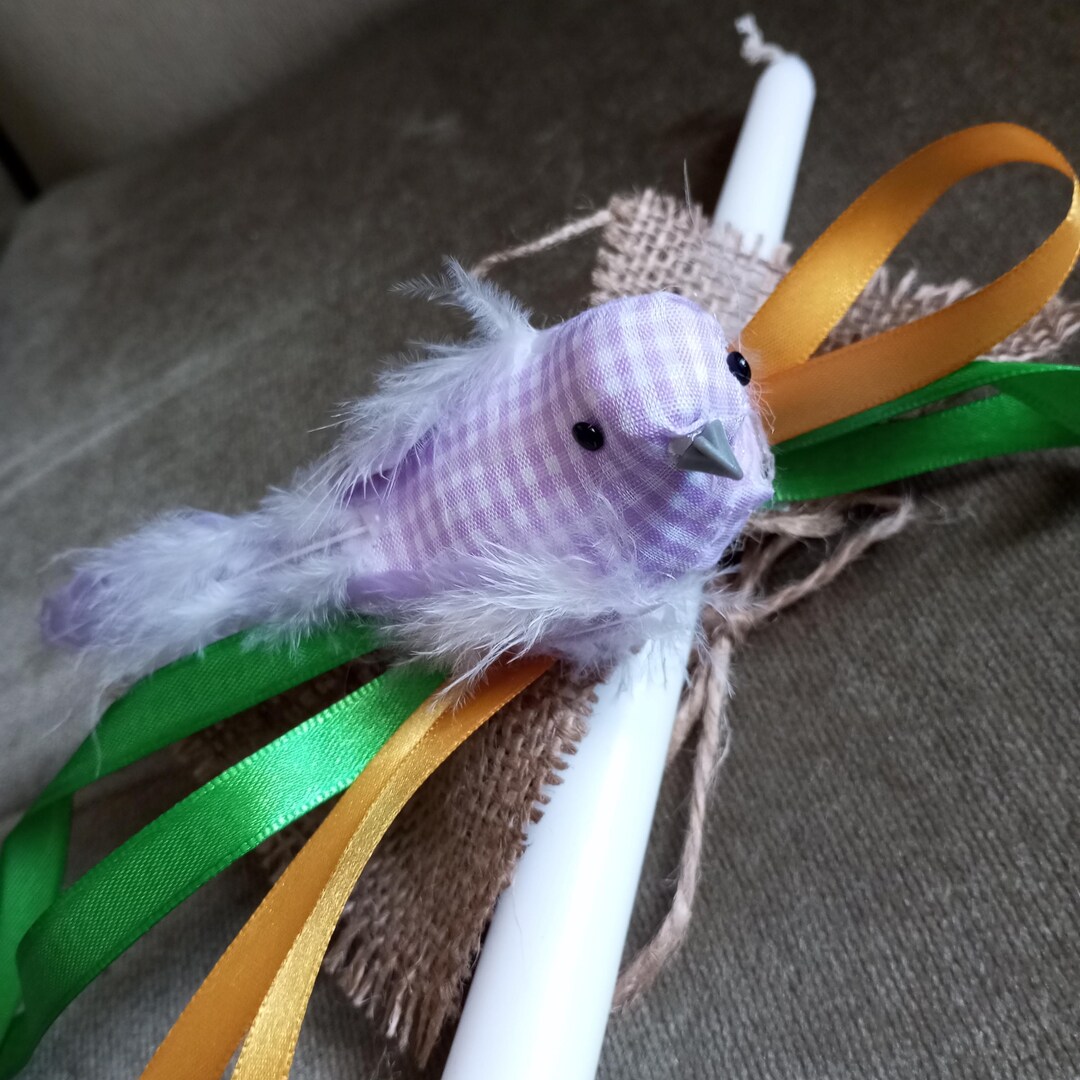 Bird Lambada Candle, Orthodox Easter Candle, Pascha Candle, πασχαλινή ...