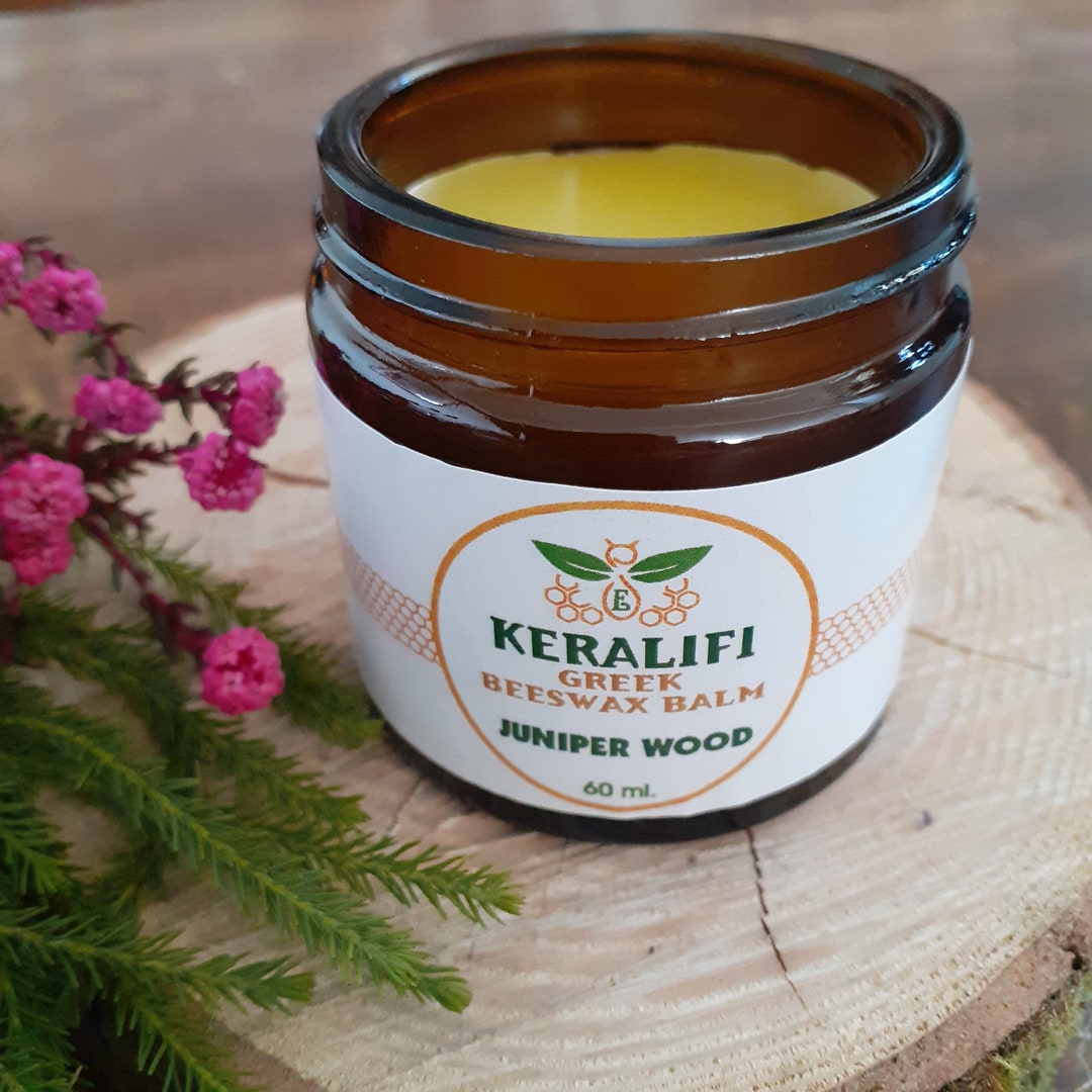 Men's Juniper Wood Balm: Natural Aftershave, Greek Beeswax - Etsy