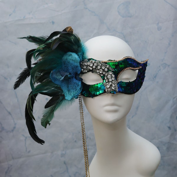 Feather Mask - Etsy