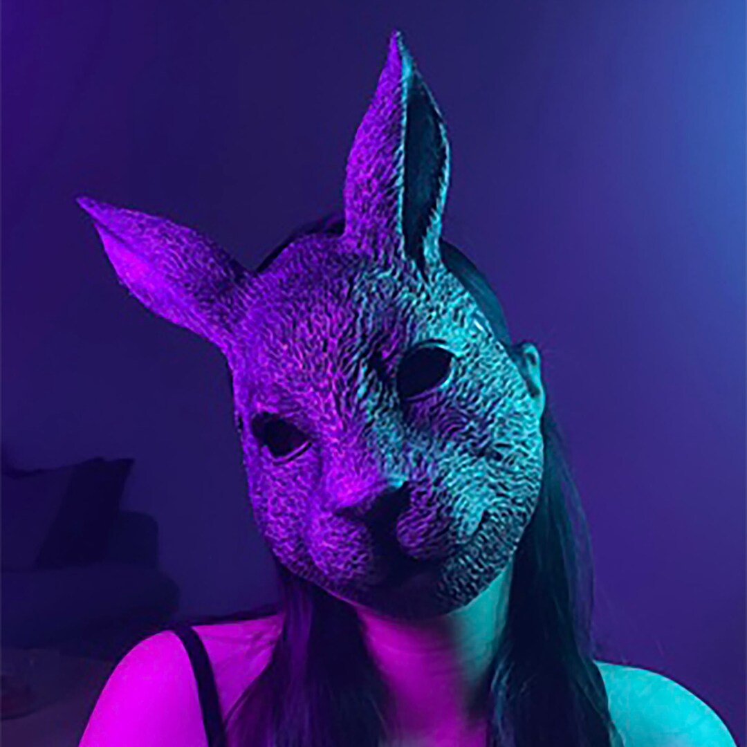 Rogue Bunny Halloween Party Carnival Ball Masquerade Fashion Full Face ...
