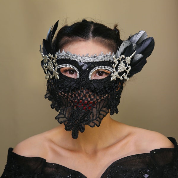 Venetian Mask Full Face - Etsy