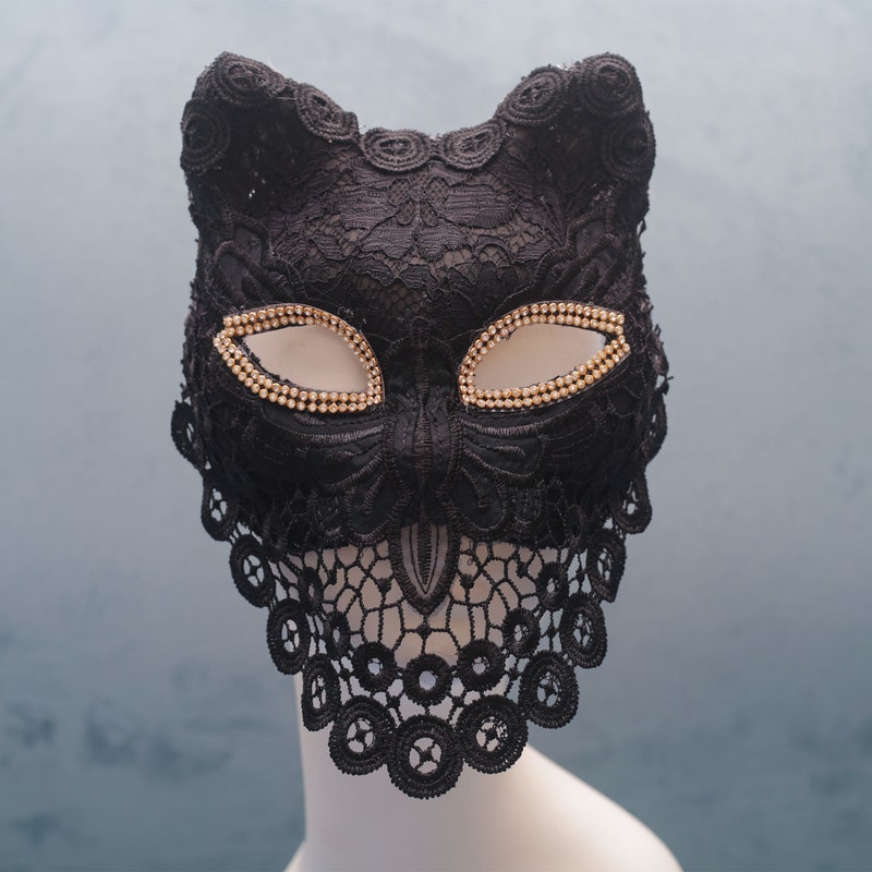 Cat Face Mask - Etsy