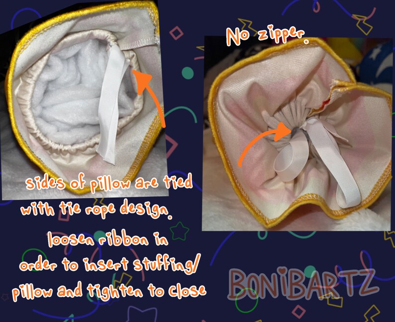 Sunny/moon Candy Shaped Pillows - Etsy