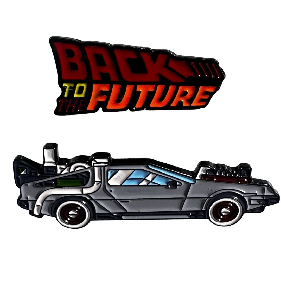 Back Future Delorean Lapel Pin Movie Badge Brooch Accessories Jewelry ...