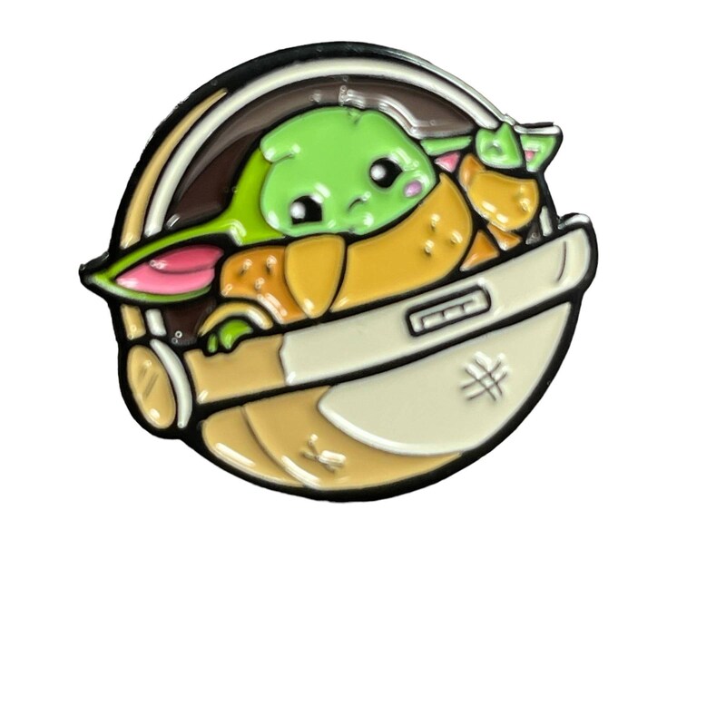 Grogu Enamel Pin - Etsy