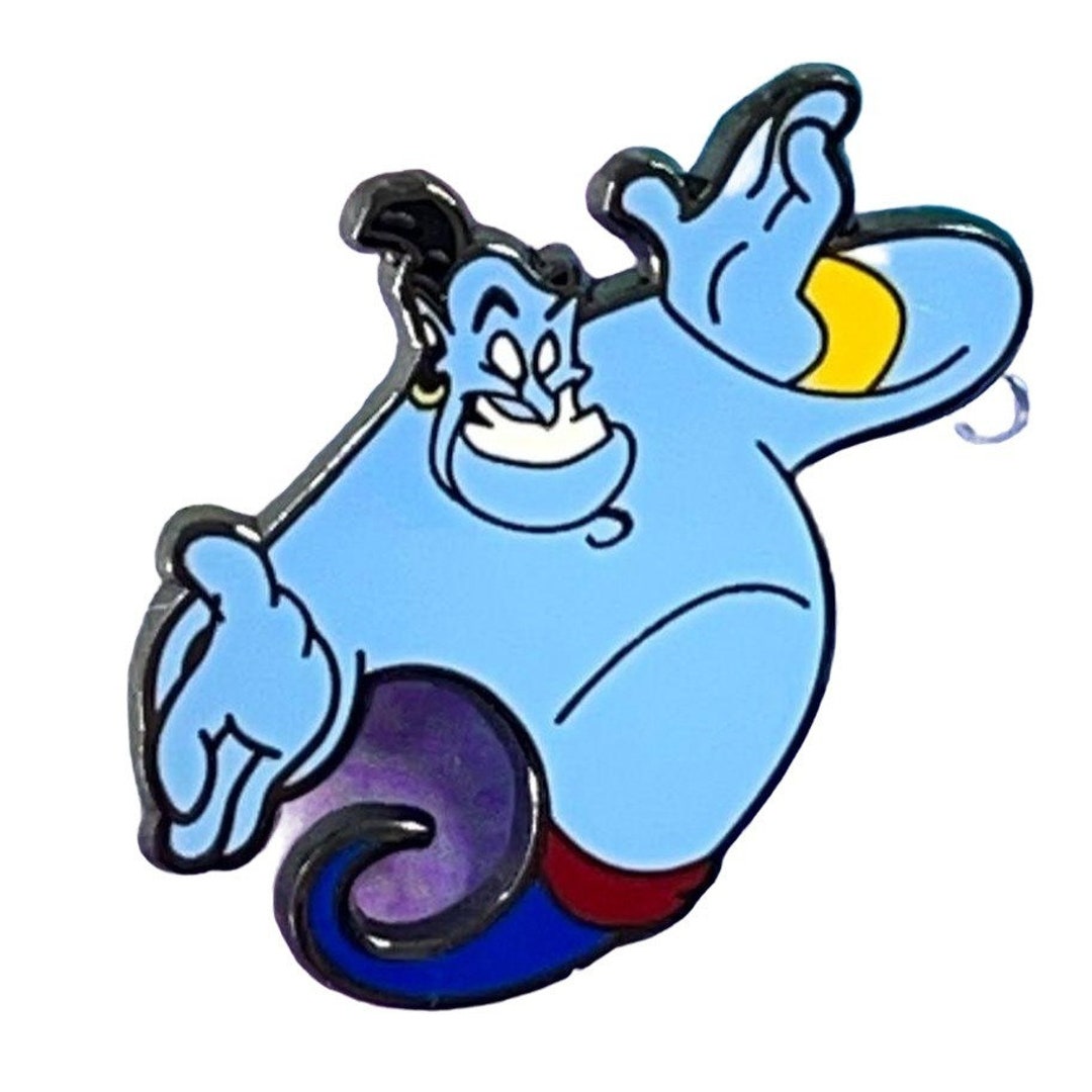 Aladdin Genie Lapel Pin Golden Lamp Enamel Badge Hat Pin - Etsy