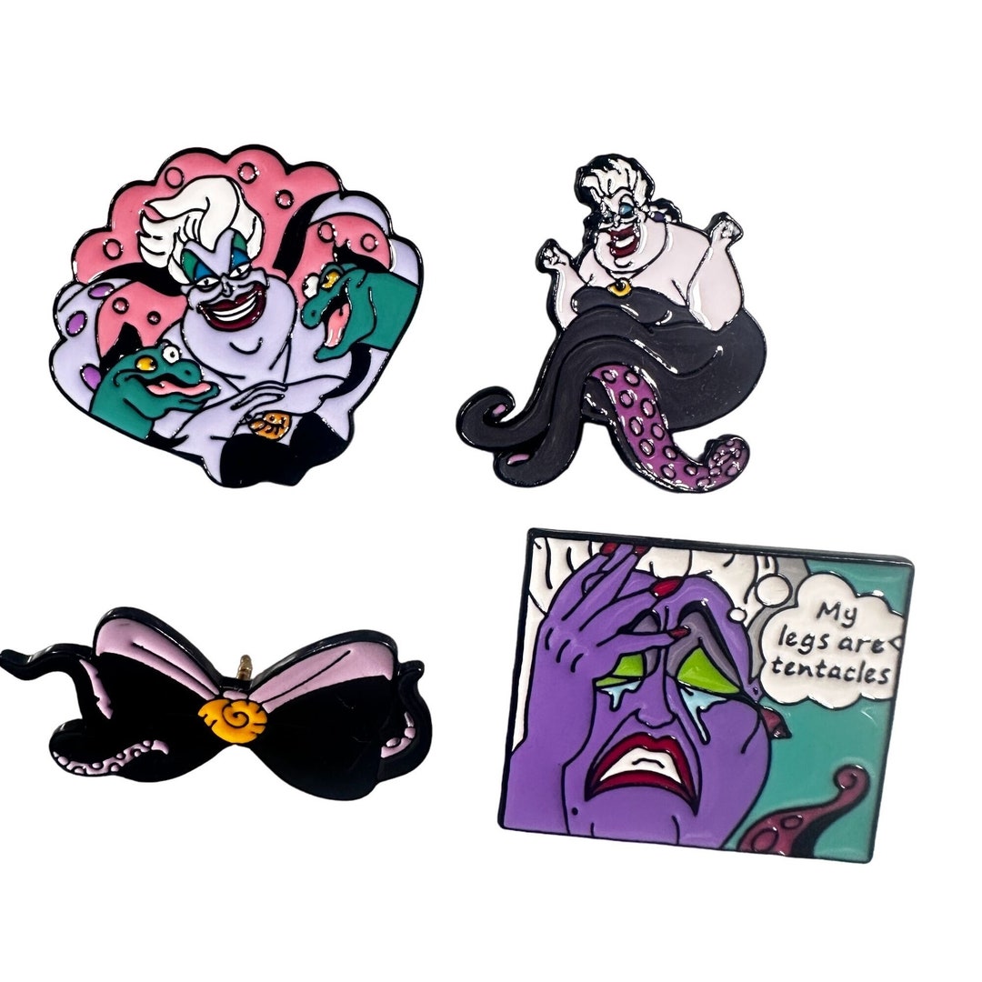 Ursula Villain Lapel Pins Little Mermaid Ariel Princess Fairy Tale ...