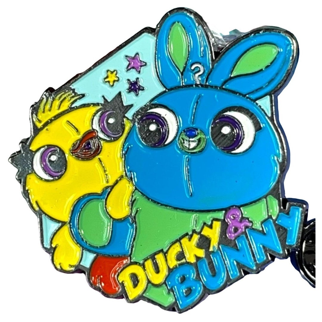 Ducky Bunny Lapel Pin Toy Story Rabbit Brooch Enamel Pin Accessories ...