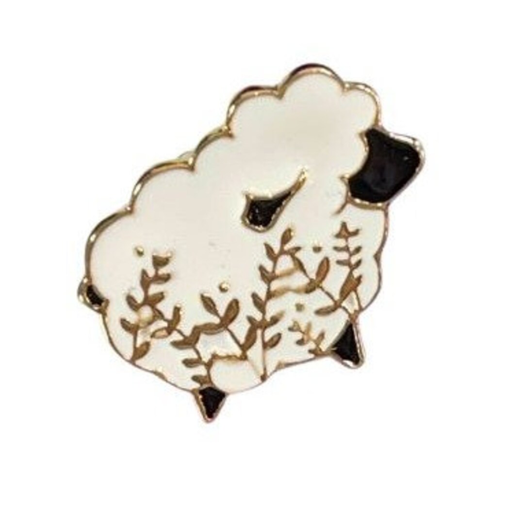 Sheep Lamb Lapel Pin Baa Baa Farm Animal Grass Wheat Pin Accessories ...
