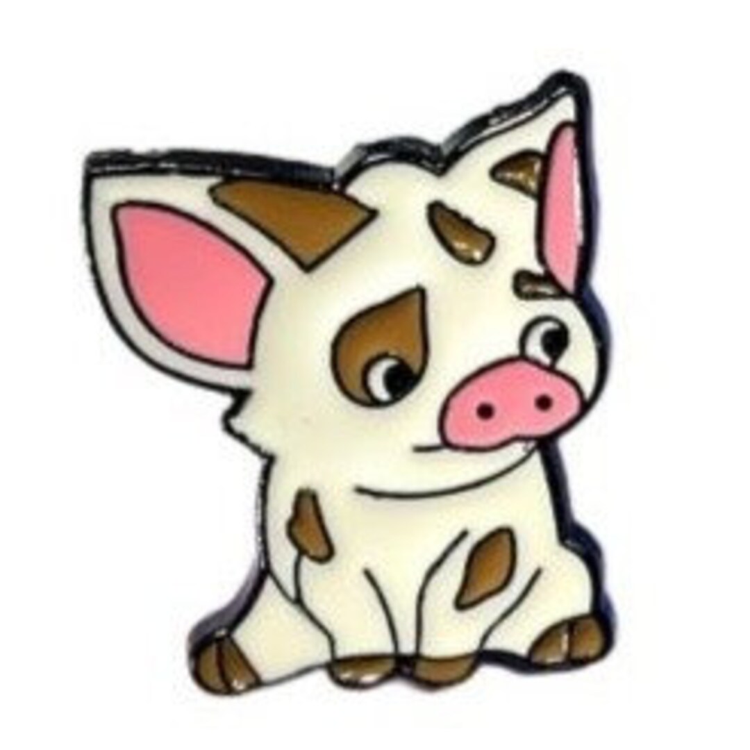 Pua Pig Lapel Pin Moana Princess Pet Farm Animal Brooch Badge ...