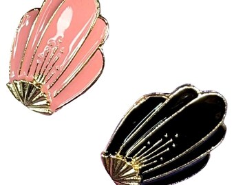 Clam Shell Badge - Etsy