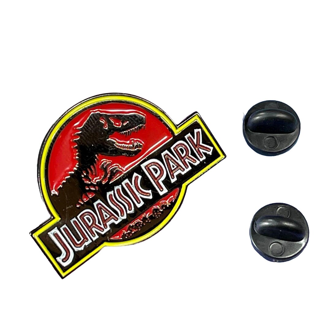 Jurassic Park Lapel Pin Dinosaur Skeleton Animal Movie Enamel Pin ...