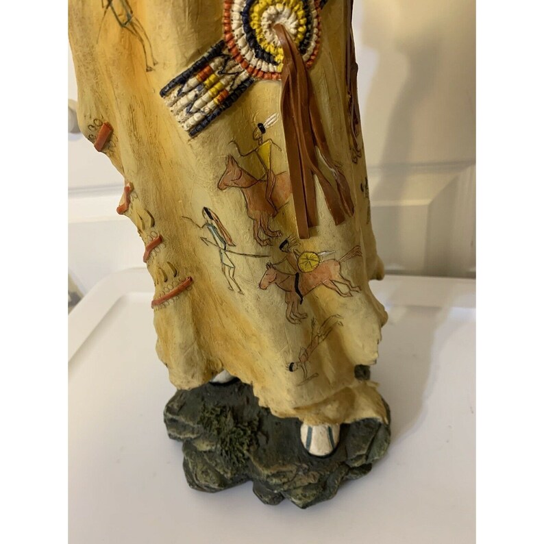 Native American Indian Resin Statue 21 Tall - Etsy Australia
