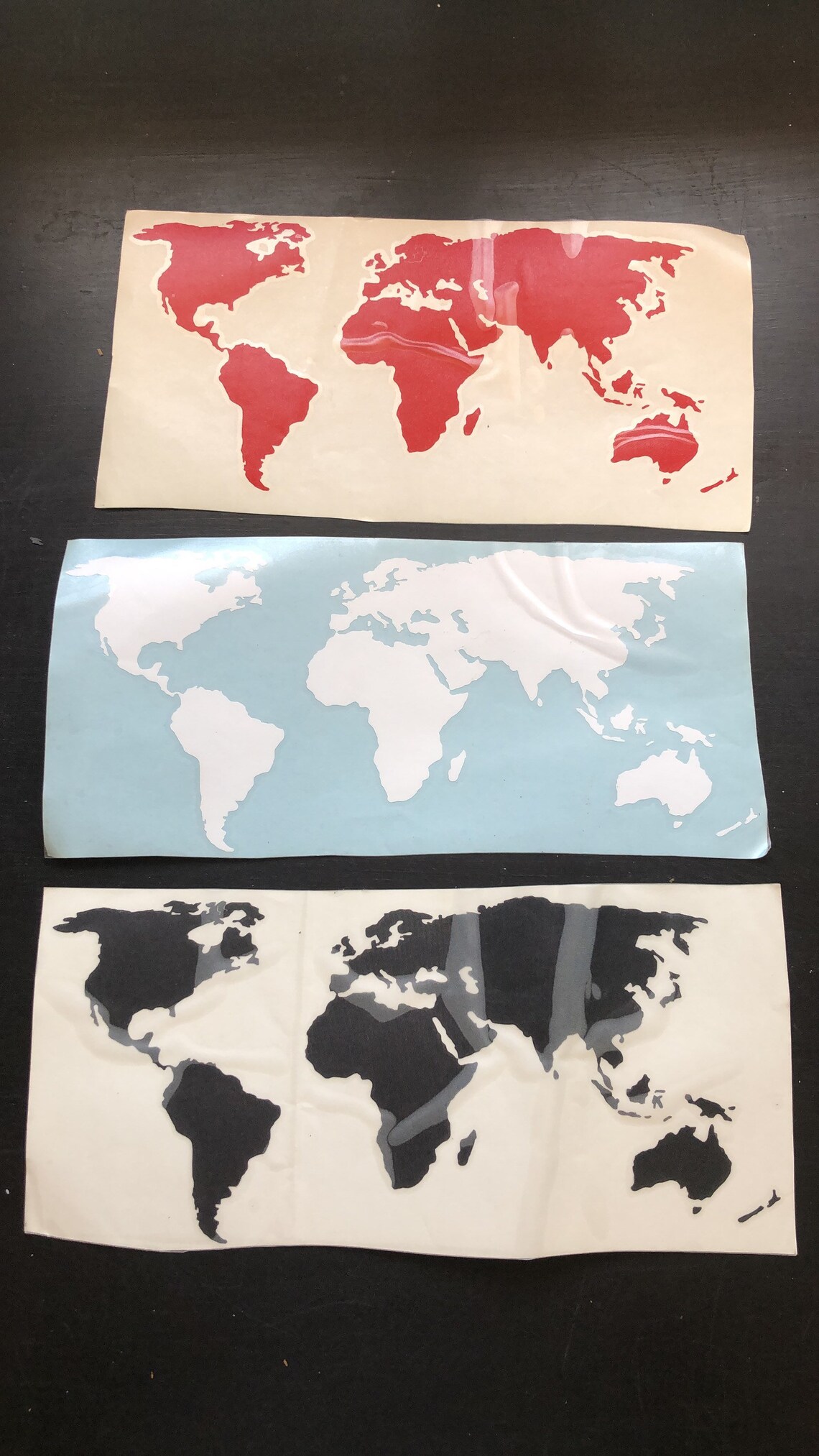 World Map Stickers Art Decor - Etsy