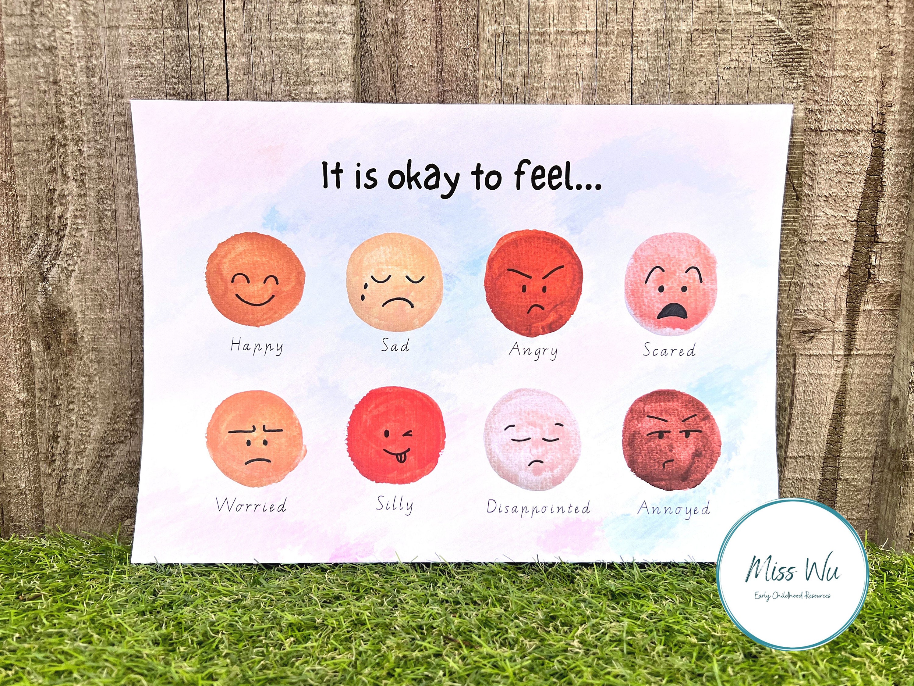 Feelings Emotions Flashcards, Feelings Poster, Visual Support for ...