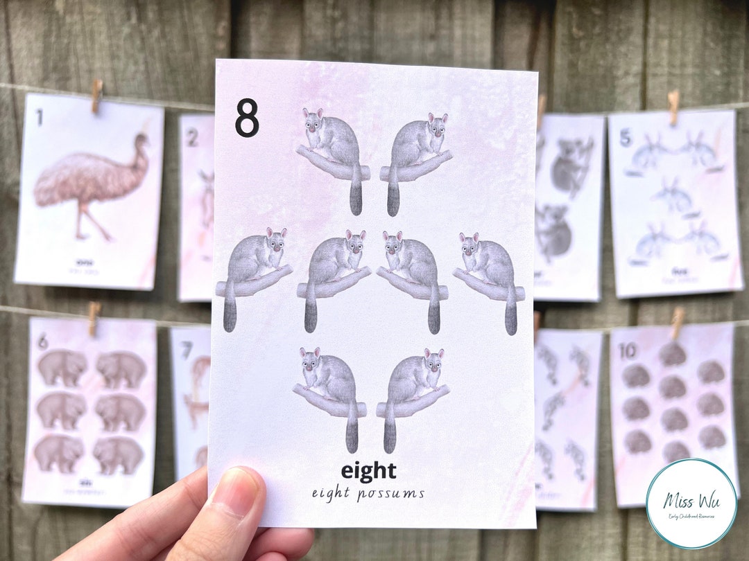 Australian Animal Number Flashcards, Reconciliation Week, Indigenous ...