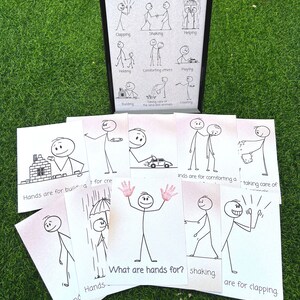 Hands Are For...classroom Poster and Cards Set, Behaviour Management ...