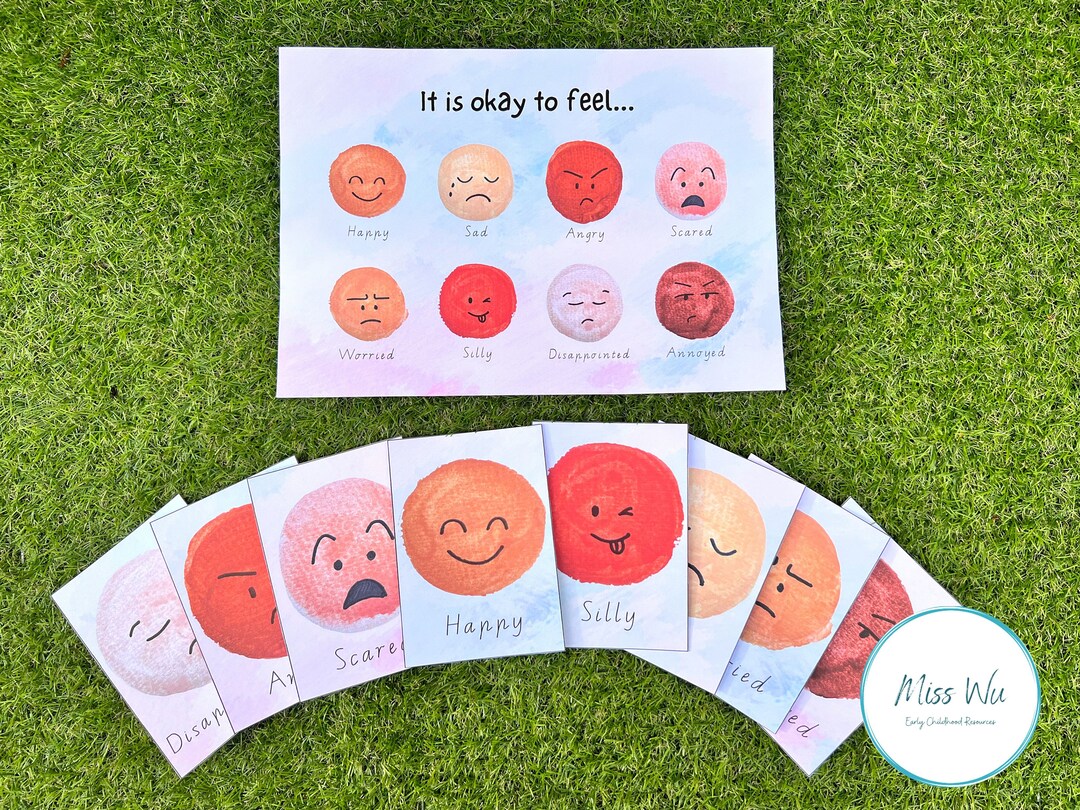 Feelings Emotions Flashcards, Feelings Poster, Visual Support for ...
