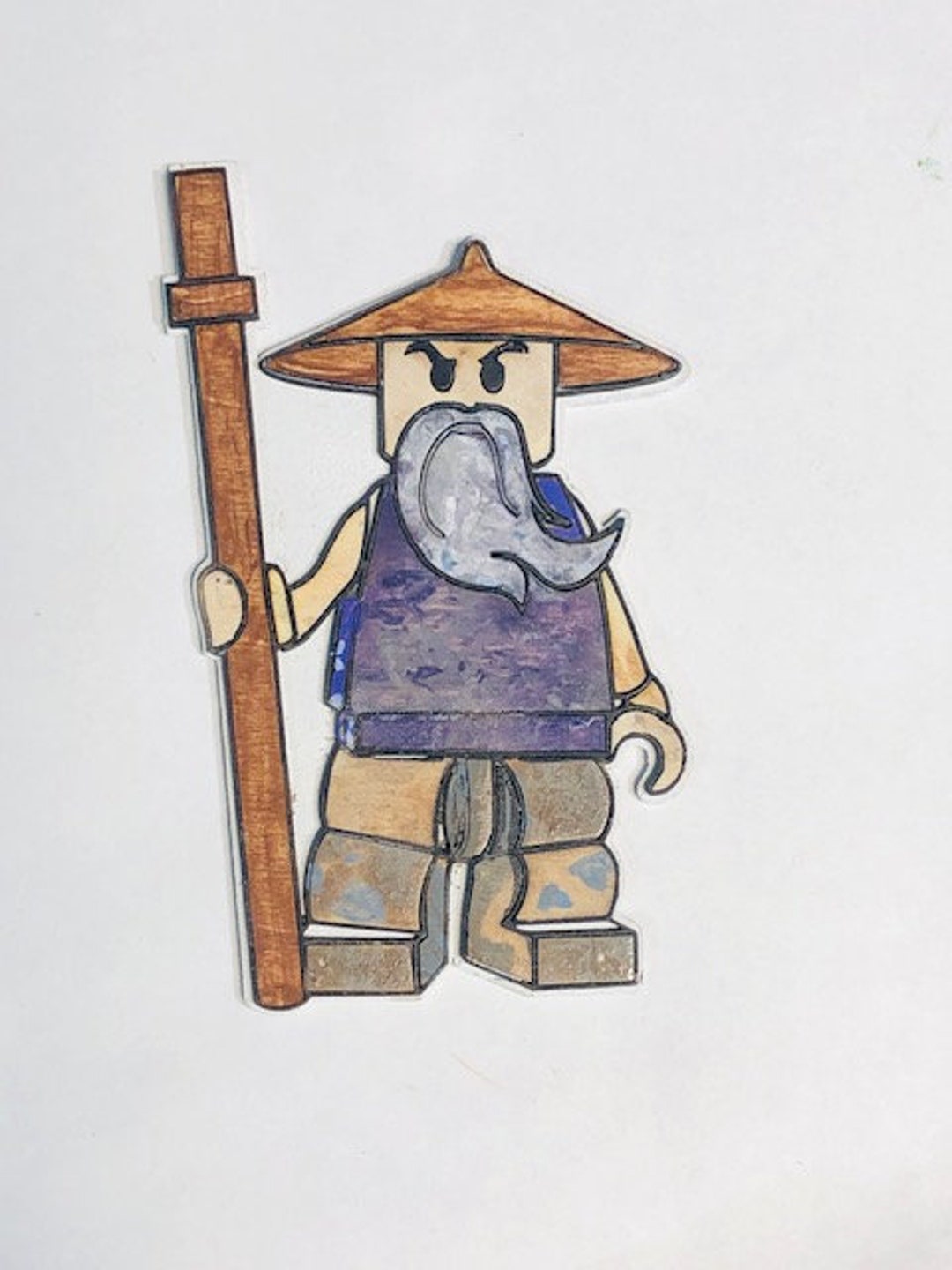 Samurai Block Cut File SVG Format Laser Cut File - Etsy