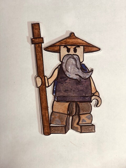 Samurai Block Cut File SVG Format Laser Cut File - Etsy