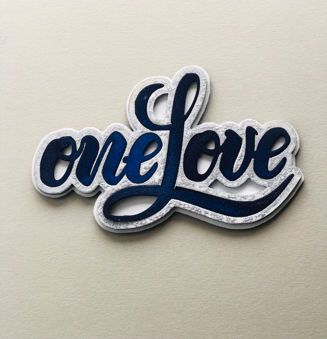 One Love Cut File | SVG Format | Laser Cut File - Etsy