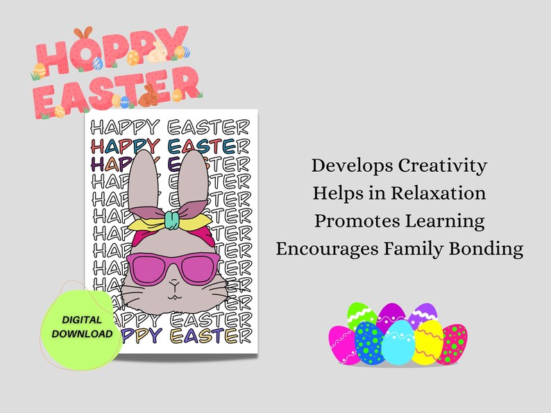 Easter Colouring Pages, 20 Pages, Kids Easter Activities, Easter ...