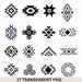 Tribal PNG, Aztec Clipart, Tribal Pattern, Aztec Elements, Western ...