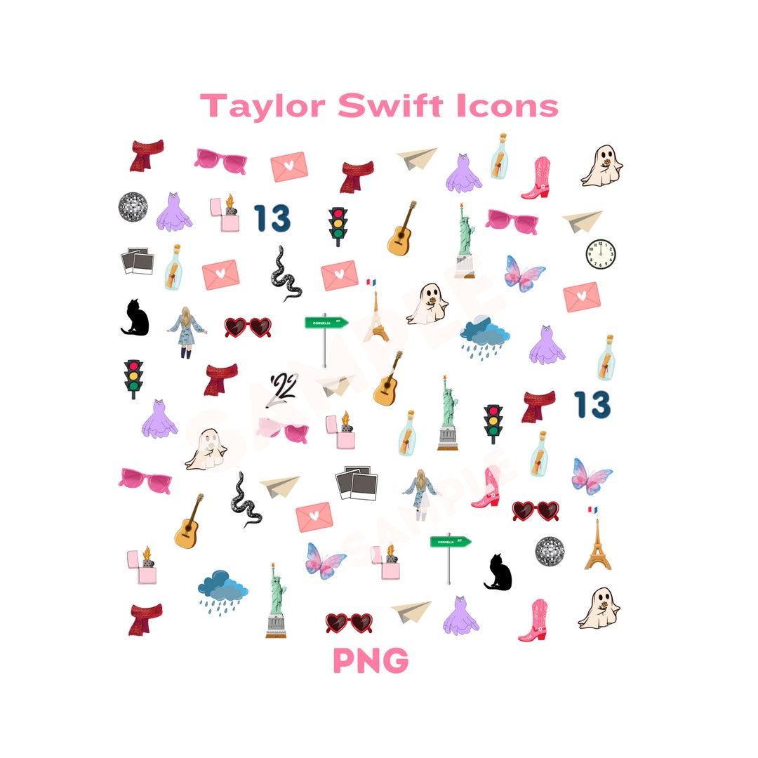 Taylor Swift Icons Digital Png File, Sublimation Pattern, Fabric ... Taylor Swift Icons Digital Png File, Sublimation Pattern, Fabric ...