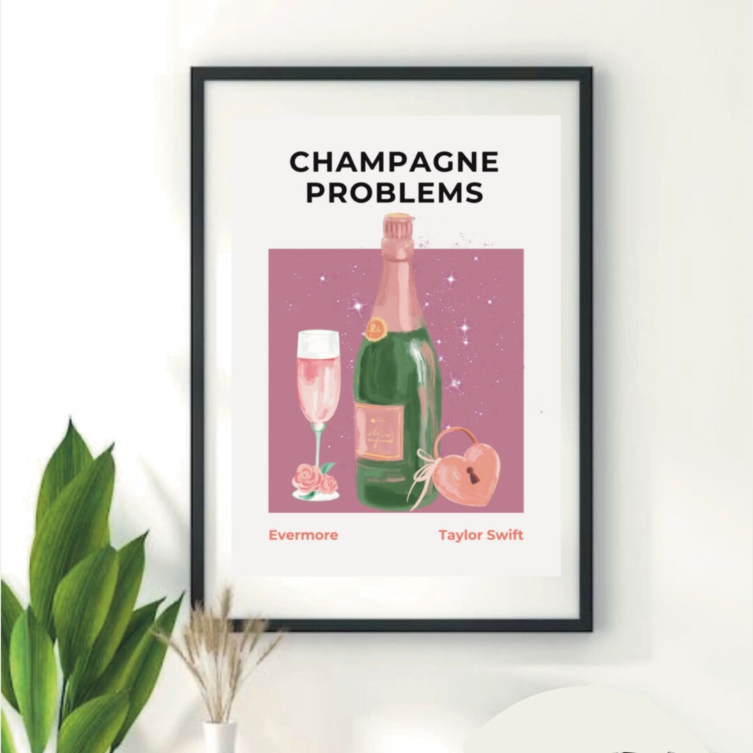 Digital Swift Evermore Print, Eras Tour, Champagne Problems, Taylor's ...