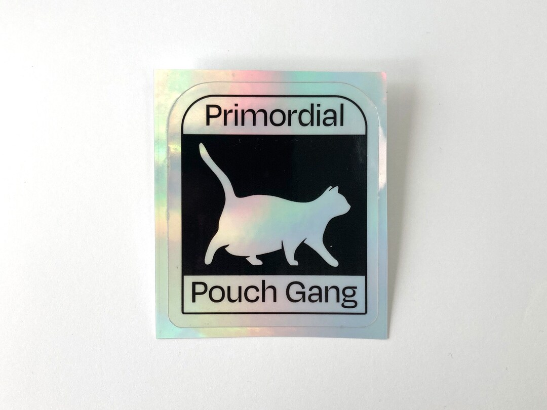 Primordial Pouch Gang Cute and Funny Cat Sticker - Etsy