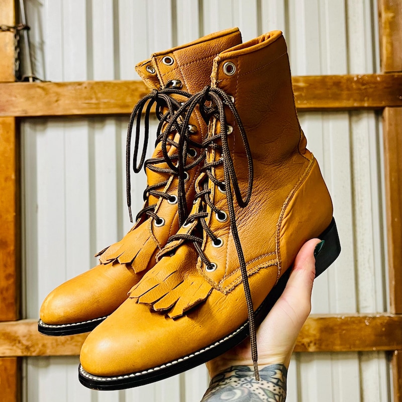 Justin Roper Boots - Etsy