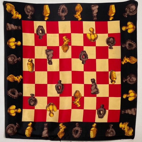 Red Chess Board - Etsy