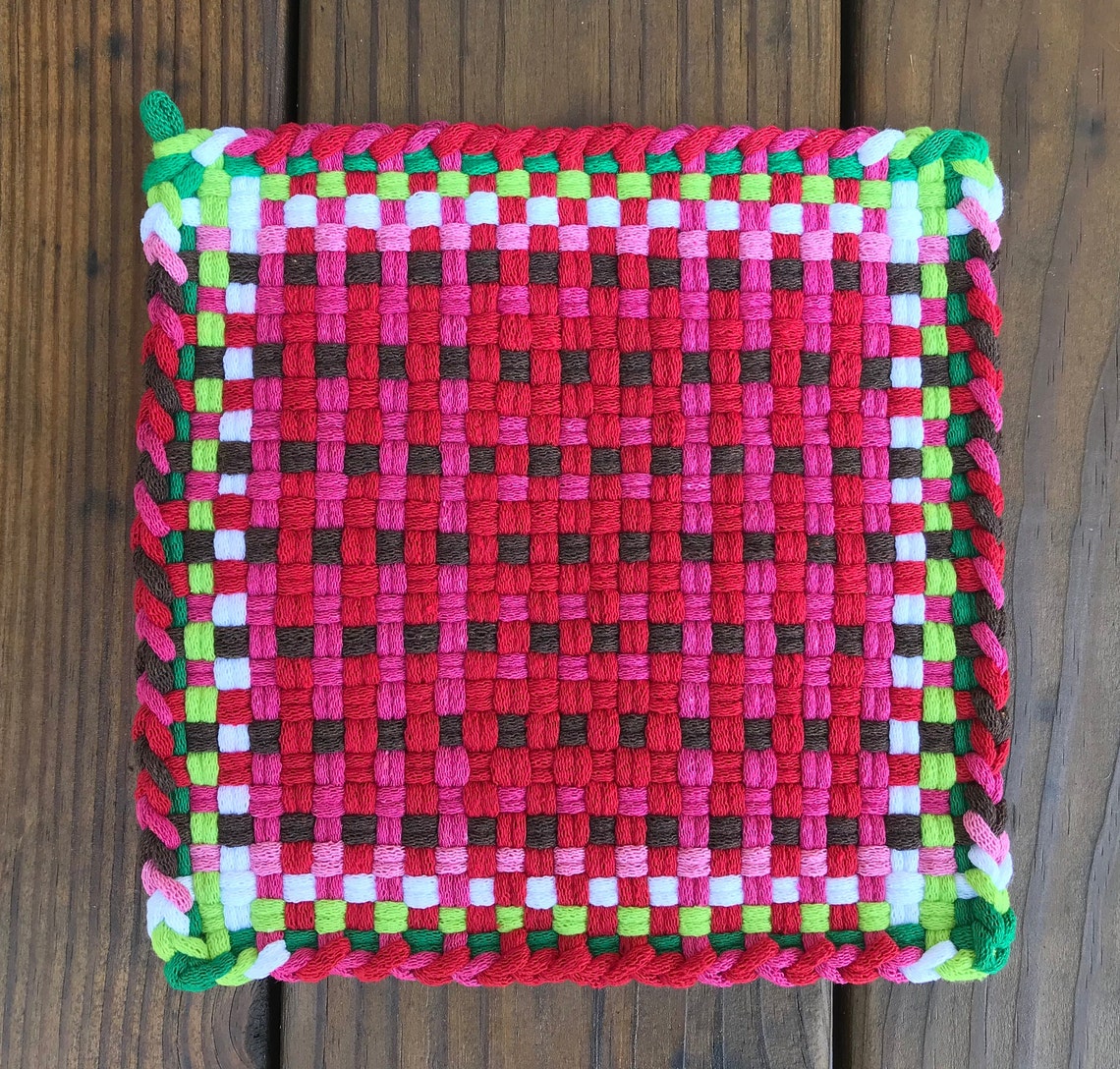 Large 8 Square Trivet / Potholderwatermelon II Designhandmade in USA100 ...