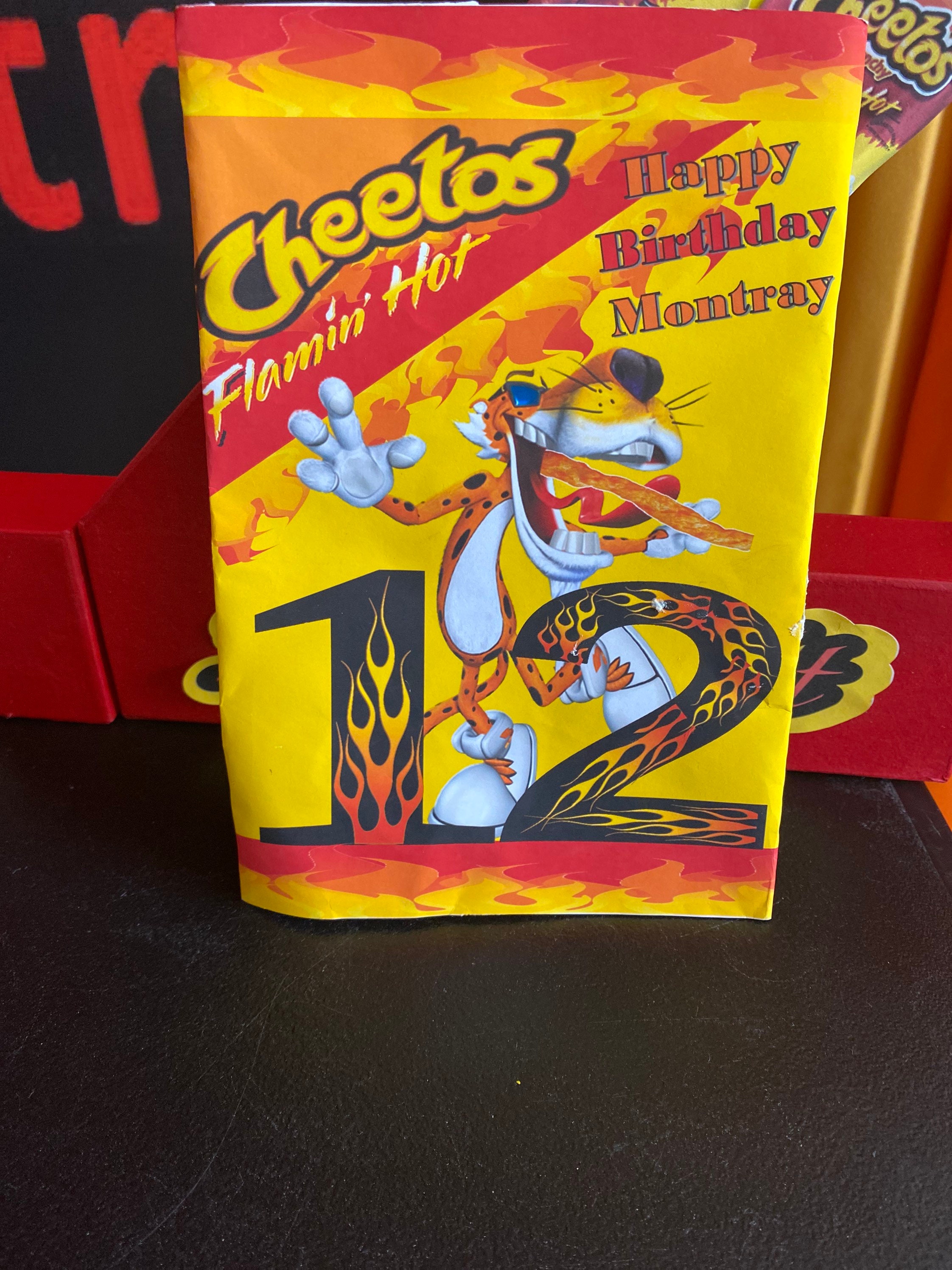 Flamin’ Hot Cheetos Chip Bag - Etsy