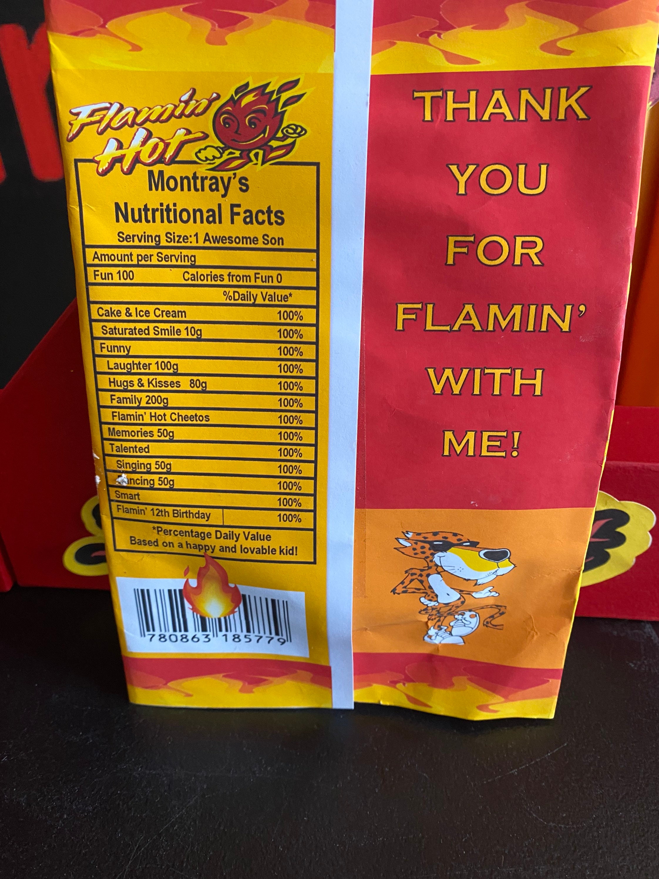 Flamin’ Hot Cheetos Chip Bag - Etsy