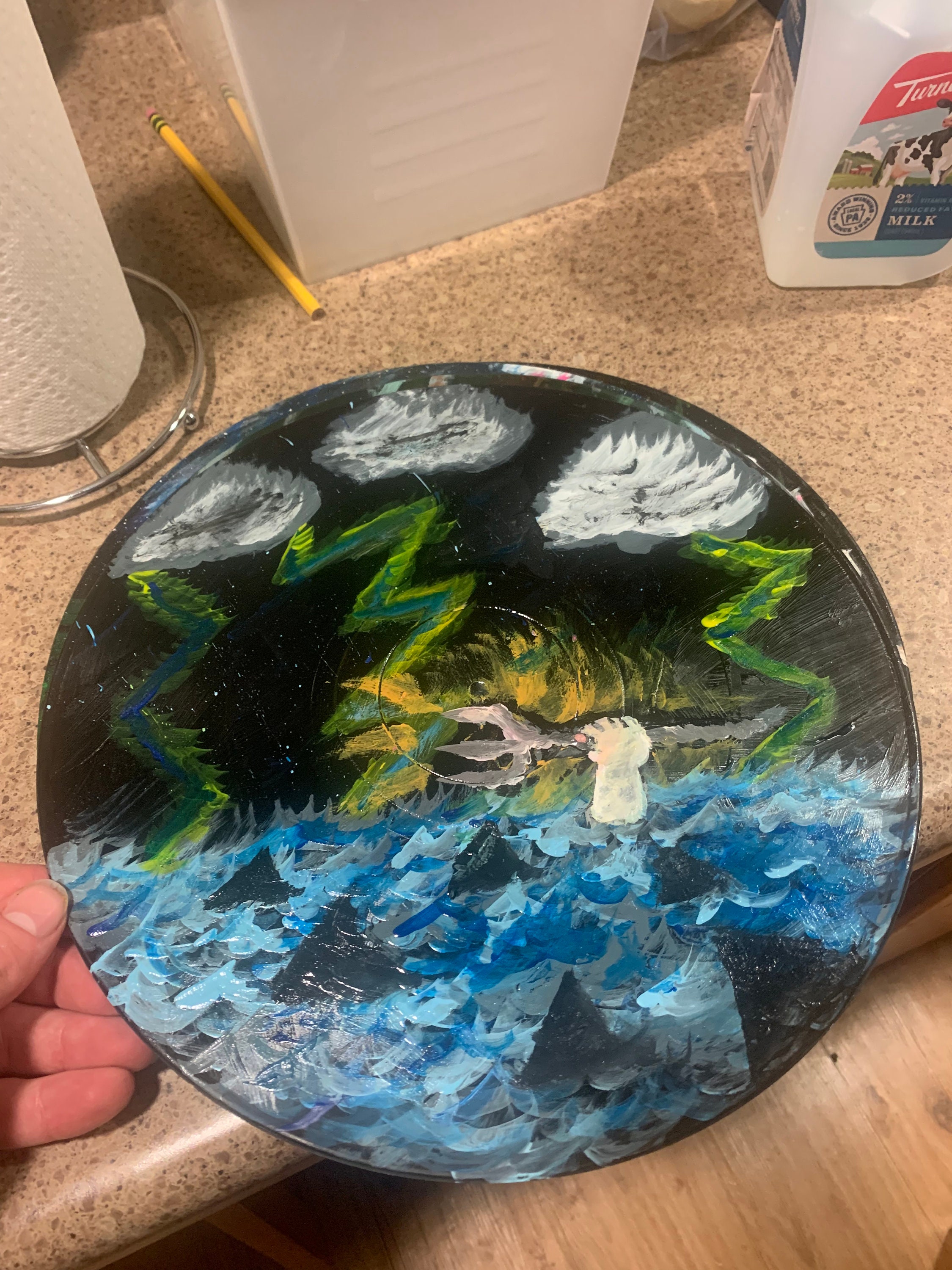 A Painted Record-poseidon’s Kiss - Etsy