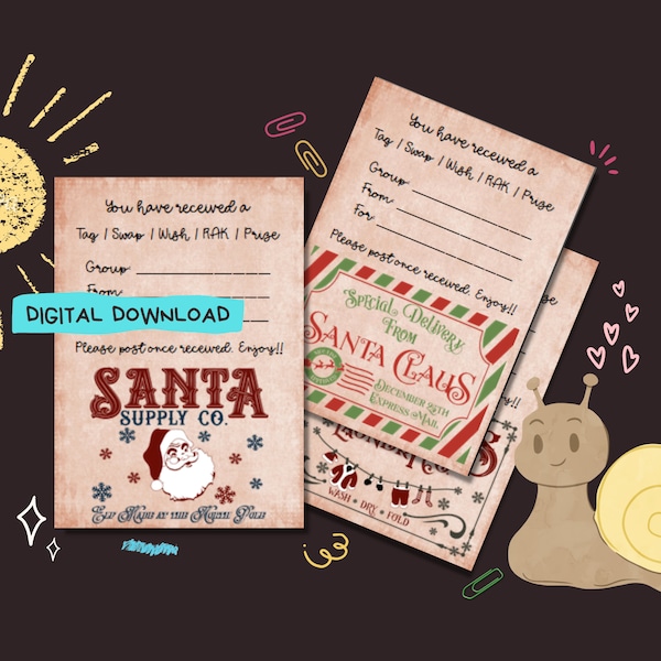 Vintage Swap Card - Etsy